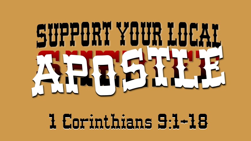 Support Your Local "Apostle" | Anchor Point Bible Church Of Muskegon